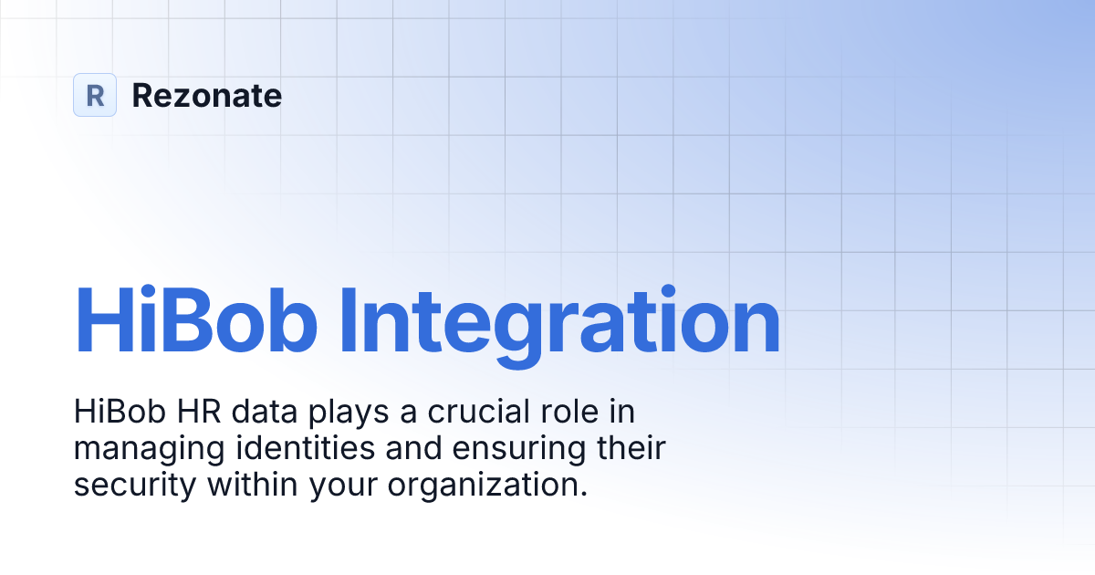 HiBob Integration | Rezonate
